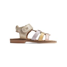 Wheat Leder-Sandalen in Gold - 52% | Gr&ouml;&szlig;e 33 | Kindersandalen