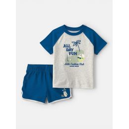 Carter's carter's 2tlg. Outfit in Blau/ Beige - 50% | Gr&ouml;&szlig;e 110 | Kinder-oberteile