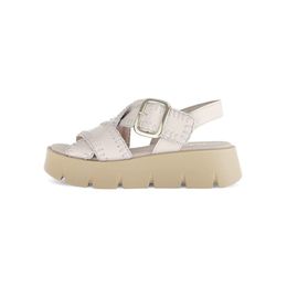 Gabor Leder-Sandaletten in Creme - 48% | Gr&ouml;&szlig;e 39 | Damen-sandalen