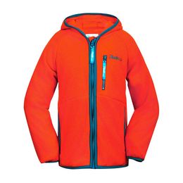 Peek U Fleecejacke "Robbie" in Orange - 51% | Gr&ouml;&szlig;e 128 | Kids-fleecejacken-fleecepullover