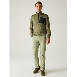 Regatta Zipp-Off-Trekkinghose "Mountain" in Gr&uuml;n - 72% | Gr&ouml;&szlig;e 46 | Herren-outdoorhosen