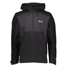 Jack Wolfskin Regenjacke "Wildbound" in Schwarz - 50% | Gr&ouml;&szlig;e XL | Herren-outdoorjacken