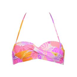 Sunseeker Bikini-Oberteil in Pink/ Lila/ Orange - 56% | Gr&ouml;&szlig;e 40B-Cup | Damen-bademode
