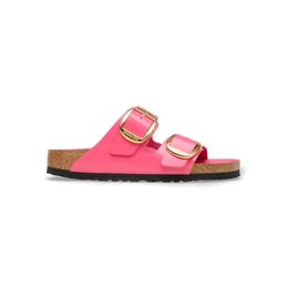 Birkenstock Leder-Pantoletten "Arizona Big Buckle" in Pink - 15% | Gr&ouml;&szlig;e 39 | Damen-pantoletten