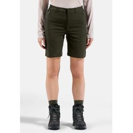 Odlo Funktionsshorts "Ascent Light" in Khaki - 35% | Gr&ouml;&szlig;e 38 | Damen-sporthosen