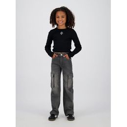 Vingino Longsleeve in Schwarz - 60% | Gr&ouml;&szlig;e 128 | Kinder-longsleeves