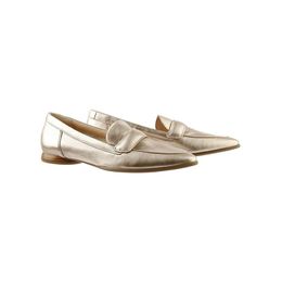 H&ouml;gl H&ouml;gl Leder-Mokassins in Gold - 68% | Gr&ouml;&szlig;e 39 | Damen-schuhe-halbschuhe