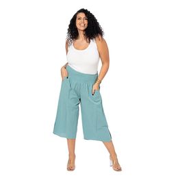 Aller Simplement Culotte in T&uuml;rkis - 74% | Gr&ouml;&szlig;e 50-58 | Damenhosen