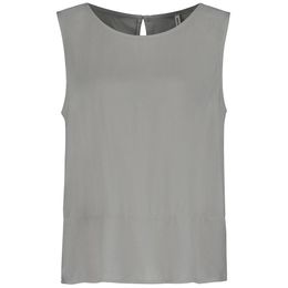 fresh made Blusentop in Grau - 66% | Gr&ouml;&szlig;e L | Damen-blusen