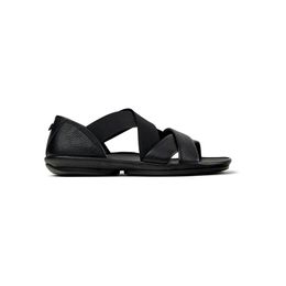 Camper Leder-Sandalen in Schwarz - 41% | Gr&ouml;&szlig;e 39 | Damen-sandalen