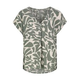 Sublevel Bluse in Oliv/ Wei&szlig; - 48% | Gr&ouml;&szlig;e L | Damen-blusen