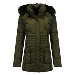 Geographical Norway Wintermantel "Bouvar" in Dunkelgr&uuml;n - 65% | Gr&ouml;&szlig;e 176 | Kinderjacken