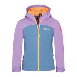 Trollkids Softshelljacke "Kristiansand" in Lila - 38% | Gr&ouml;&szlig;e 122 | Kinder-outdoor-jacken