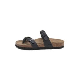 BABUNKERS Family Zehentrenner in Schwarz - 43% | Gr&ouml;&szlig;e 39 | Damen-sandalen