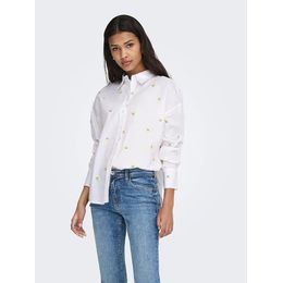 Jacqueline de Yong JDY Bluse "Nelly" in Wei&szlig; - 50% | Gr&ouml;&szlig;e XS | Damen-blusen