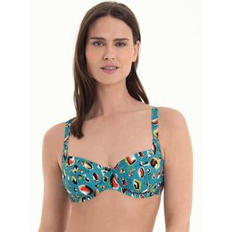 Anita Bikini-Oberteil in T&uuml;rkis - 80% | Gr&ouml;&szlig;e 42H-Cup | Damen-bademode