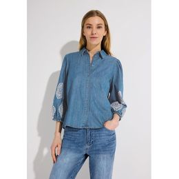 More & More More & More Bluse in Blau - 50% | Gr&ouml;&szlig;e 40 | Damen-blusen