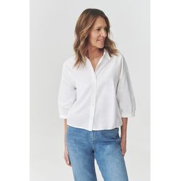 TATUUM Bluse "Dove" in Wei&szlig; - 55% | Gr&ouml;&szlig;e 40 | Damen-blusen