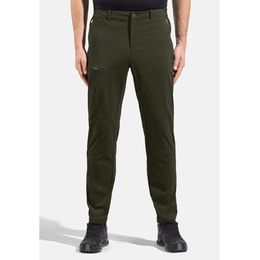 Odlo Funktionshose "Ascent Light" in Khaki - 44% | Gr&ouml;&szlig;e 46 | Herren-outdoorhosen