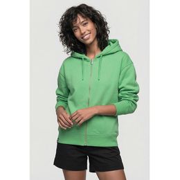 alife and kickin Sweatjacke "Liv" in Gr&uuml;n - 56% | Gr&ouml;&szlig;e XXL | Damen-sweatshirts-jacken