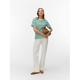 V&eacute;ro Moda Vero Moda Shirt in Wei&szlig;/ Gr&uuml;n - 17% | Gr&ouml;&szlig;e XL | Damen-tops