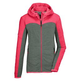 Killtec Fleecejacke "Kos 167" in Pink/ Anthrazit - 44% | Gr&ouml;&szlig;e 152 | Kids-fleecejacken-fleecepullover