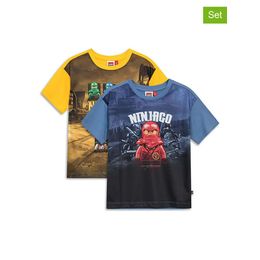 Lego 2er-Set: Shirts in Braun/ Gelb/ Blau - 48% | Gr&ouml;&szlig;e 104 | Kinder-oberteile