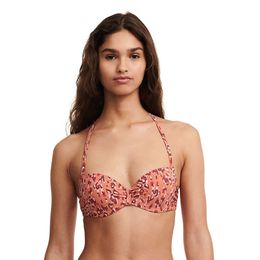 Chantelle Bikini-Oberteil in Orange/ Rosa - 77% | Gr&ouml;&szlig;e 90B | Damen-bademode
