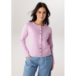 Aniston Cardigan in Rosa - 64% | Gr&ouml;&szlig;e 38 | Damen-pullover-cardigans