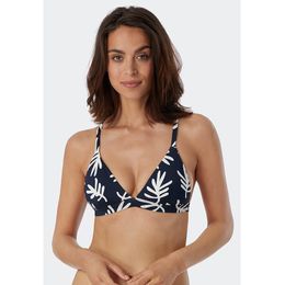 Schiesser Bikini-Oberteil in Dunkelblau - 77% | Gr&ouml;&szlig;e S | Damen-bademode