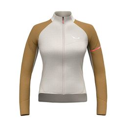 Salewa Fahrradjacke "Vento Merino" in Beige/ Hellbraun - 60% | Gr&ouml;&szlig;e 40 | Damen-outdoorjacken