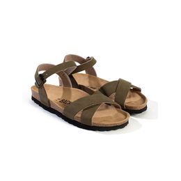 BACKSUN Sandalen in Khaki - 60% | Gr&ouml;&szlig;e 36 | Damen-sandalen