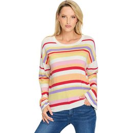 Heine Pullover in Creme/ Bunt - 70% | Gr&ouml;&szlig;e 38 | Damen-pullover-cardigans