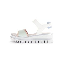 Gabor Leder-Sandaletten in Wei&szlig;/ Mint - 48% | Gr&ouml;&szlig;e 39 | Damen-sandalen