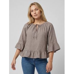 MOSS COPENHAGEN Bluse "Viana" in Taupe - 44% | Gr&ouml;&szlig;e M | Damen-blusen