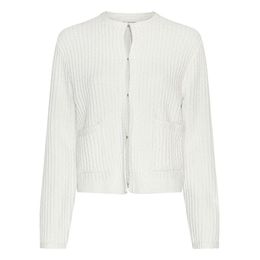 MOSS COPENHAGEN Cardigan "Gillie" in Wei&szlig; - 56% | Gr&ouml;&szlig;e S/M | Damen-pullover-cardigans