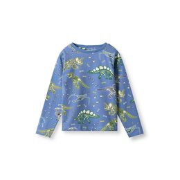 Smafolk Sm&aring;folk Longsleeve in Blau - 51% | Gr&ouml;&szlig;e 110/116 | Kinder-longsleeves