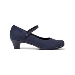 Camper Leder-Spangenpumps in Dunkelblau - 44% | Gr&ouml;&szlig;e 38 | Pumps