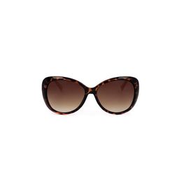 Karen Millen Damen-Sonnenbrille in Braun/ Gold - 48% | Gr&ouml;&szlig;e 58 | Damen-brillen