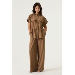 Garcia Bluse in Hellbraun - 50% | Gr&ouml;&szlig;e XS | Damen-blusen