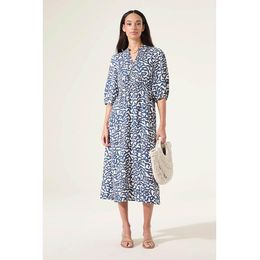 Garcia Kleid in Wei&szlig;/ Blau - 45% | Gr&ouml;&szlig;e S | Damen-kleider