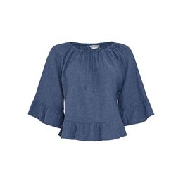 MOSS COPENHAGEN Bluse "Viana" in Dunkelblau - 46% | Gr&ouml;&szlig;e M | Damen-blusen
