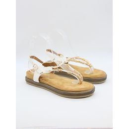 Bellucci Zehensandalen in Wei&szlig; - 40% | Gr&ouml;&szlig;e 38 | Damen-sandalen