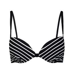 Short Stories Bikini-Oberteil in Schwarz/ Wei&szlig; - 57% | Gr&ouml;&szlig;e 38B-Cup | Damen-bademode