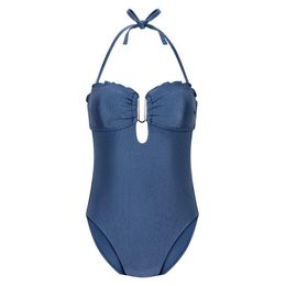 Hunkem&ouml;ller Hunkem&ouml;ller Badeanzug "Sardinia" in Blau - 56% | Gr&ouml;&szlig;e M | Damen-bademode