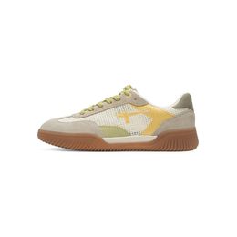 Tamaris Sneakers in Beige/ Gr&uuml;n/ Gelb - 51% | Gr&ouml;&szlig;e 36 | Damen-sneakers