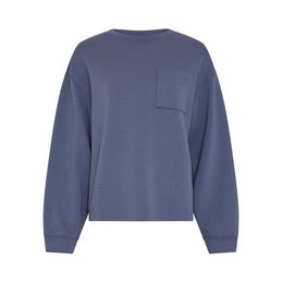 MOSS COPENHAGEN Sweasthirt "Illiana" in Dunkelblau - 38% | Gr&ouml;&szlig;e M/L | Damen-sweatshirts-jacken