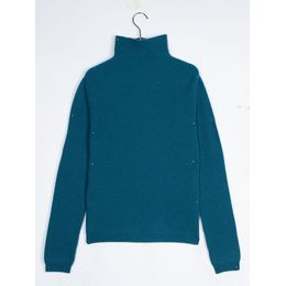 Perfect Cashmere Kaschmir-Pullover "Ruby" in Petrol - 72% | Gr&ouml;&szlig;e M | Damen-pullover-cardigans