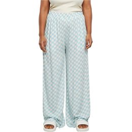 Urban Classics Hose in Hellblau/ Wei&szlig; - 68% | Gr&ouml;&szlig;e M | Damenhosen