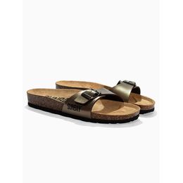 Sunbay Pantoletten "Jasmin" in Gold - 57% | Gr&ouml;&szlig;e 38 | Damen-pantoletten